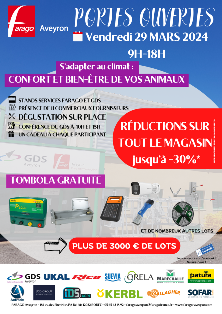 PORTES OUVERTES 2024 - Farago Aveyron